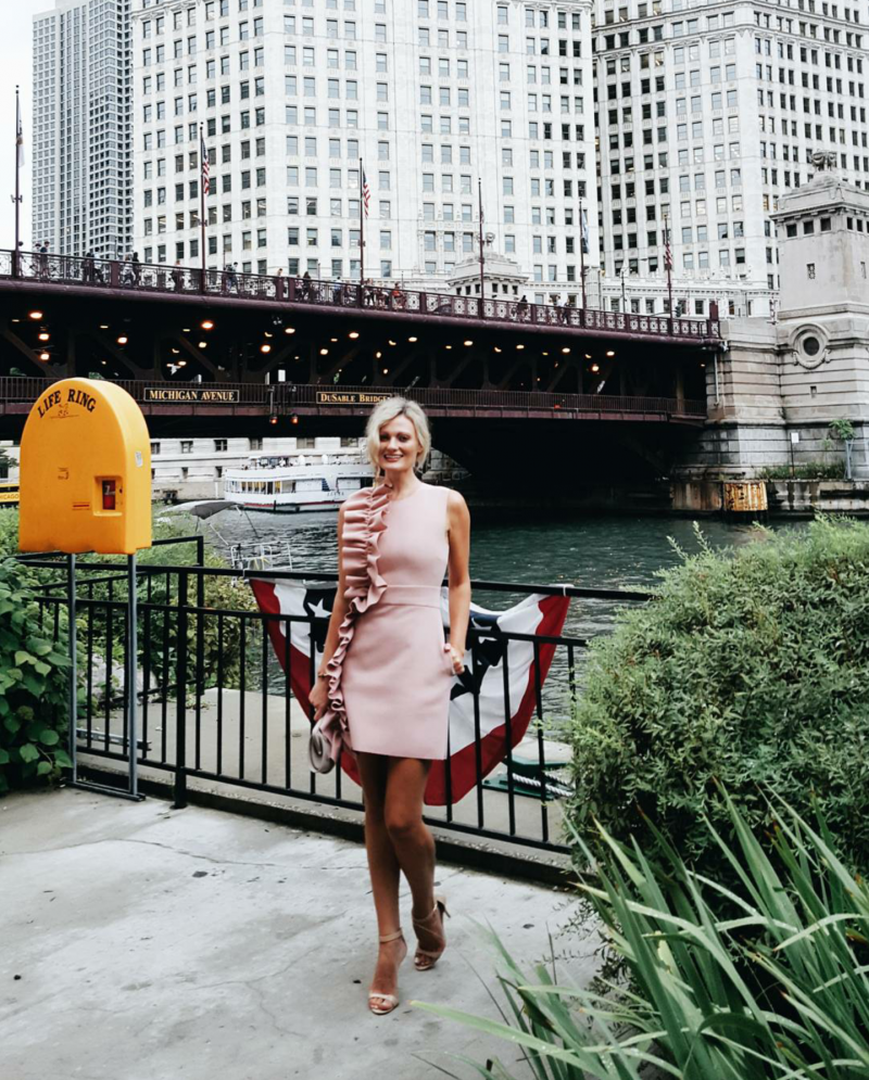 Bold & Beautiful Ruffles with Rent The Runway - CHAMPAGNE + MACAROONS