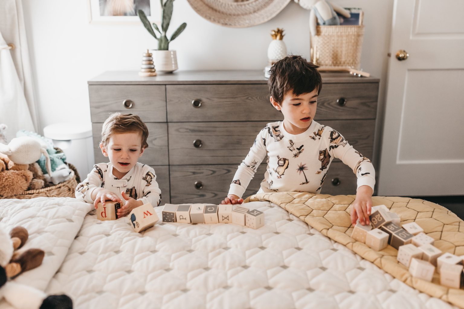 Goodbye baby crib, Hello toddler bed. Big Kid Room Reveal with Pottery ...