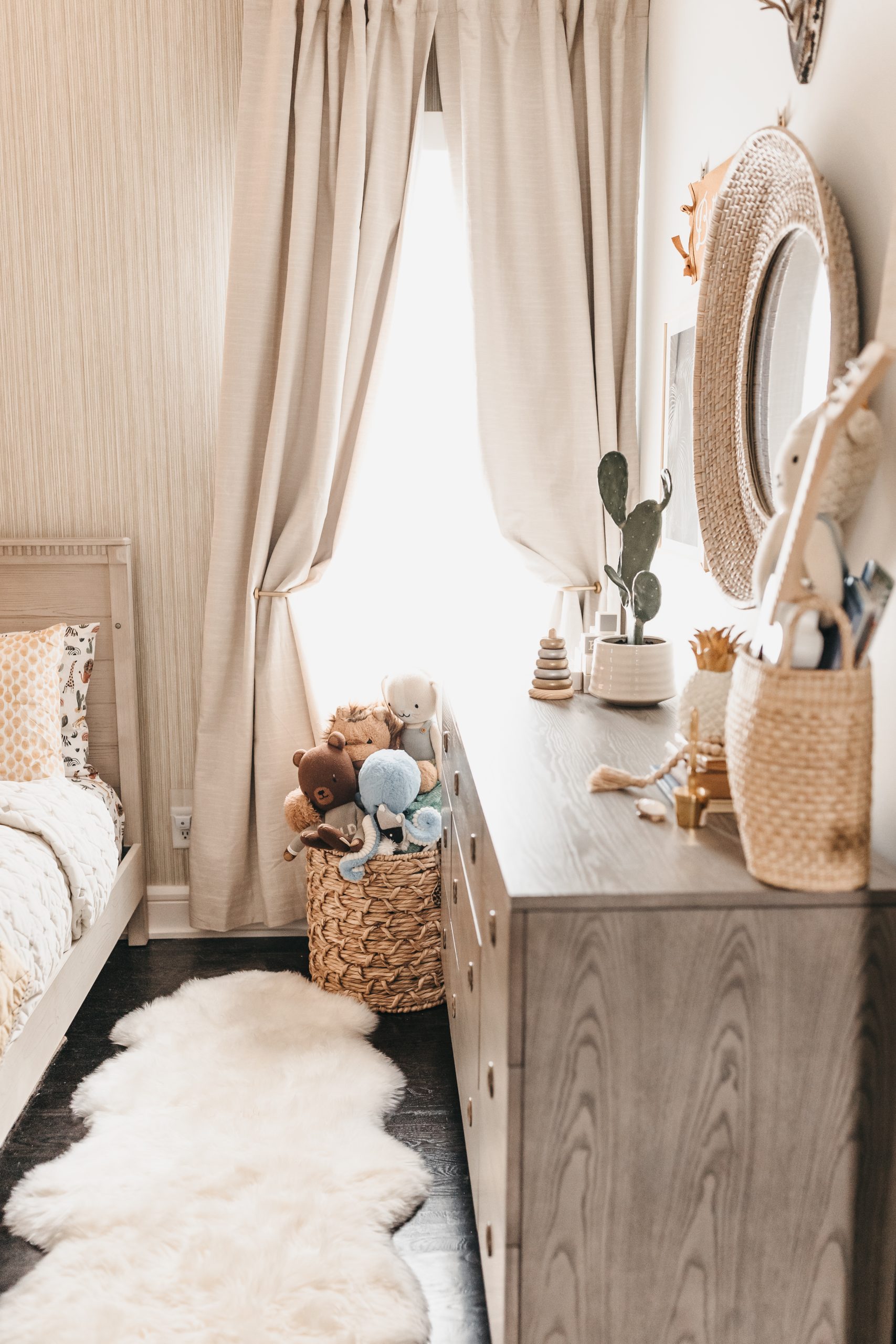 Goodbye baby crib, Hello toddler bed. Big Kid Room Reveal with Pottery ...