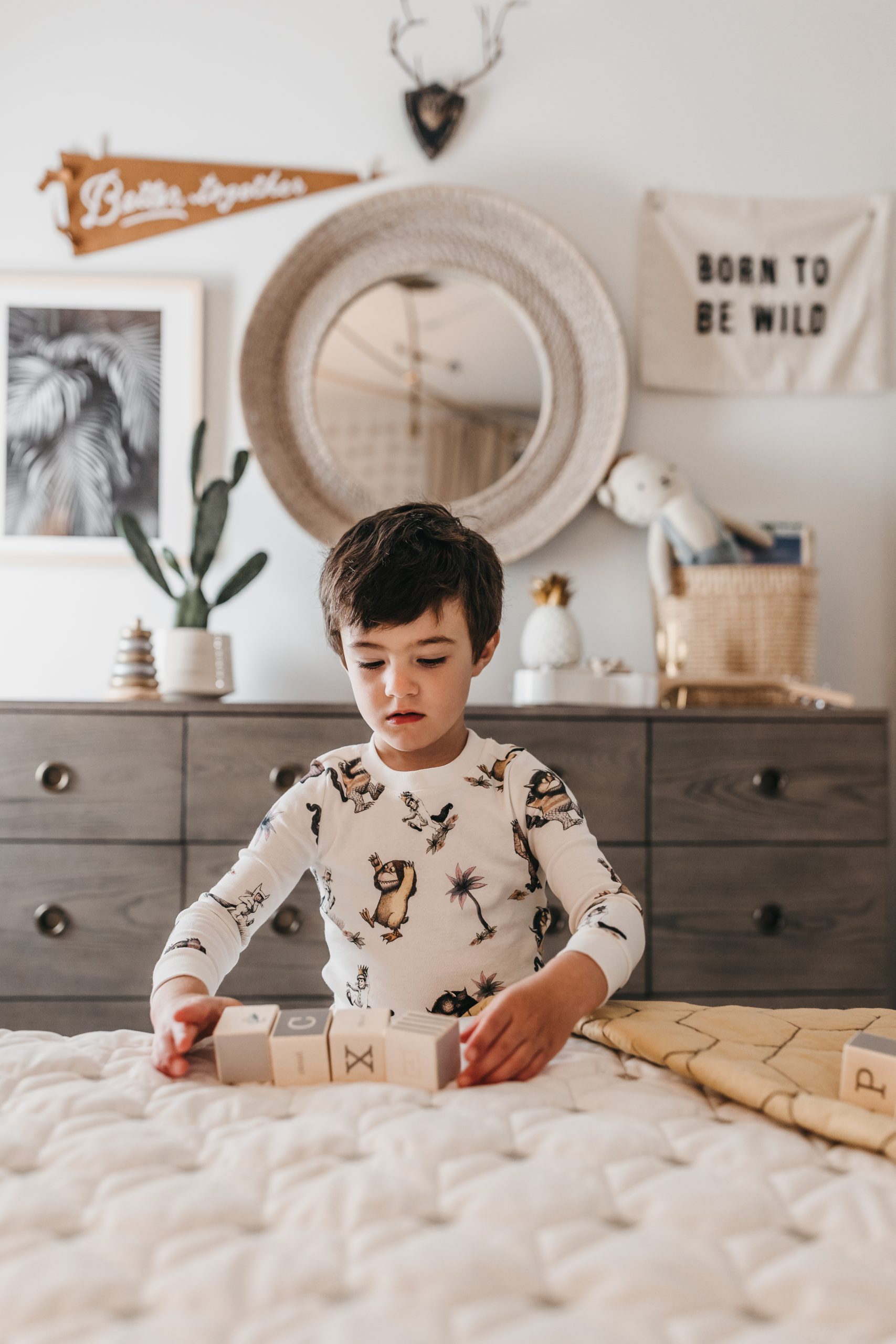 Goodbye baby crib, Hello toddler bed. Big Kid Room Reveal with Pottery ...