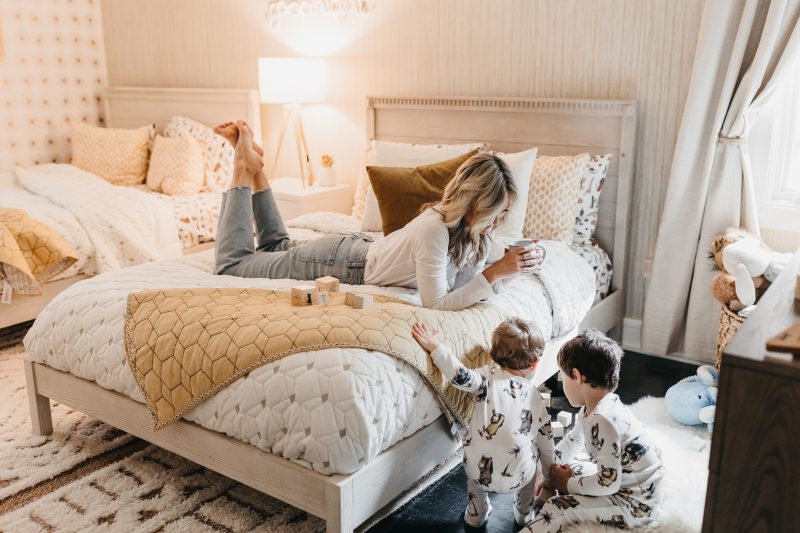 Goodbye baby crib, Hello toddler bed. Big Kid Room Reveal with Pottery ...